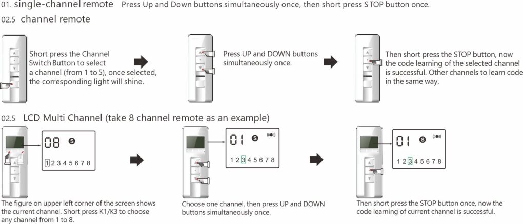 Navigator Remote Instructions – Alpha Tubular Motors USA