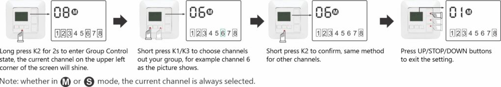 Wall Mount Remotes RE201-203 – Alpha Tubular Motors USA