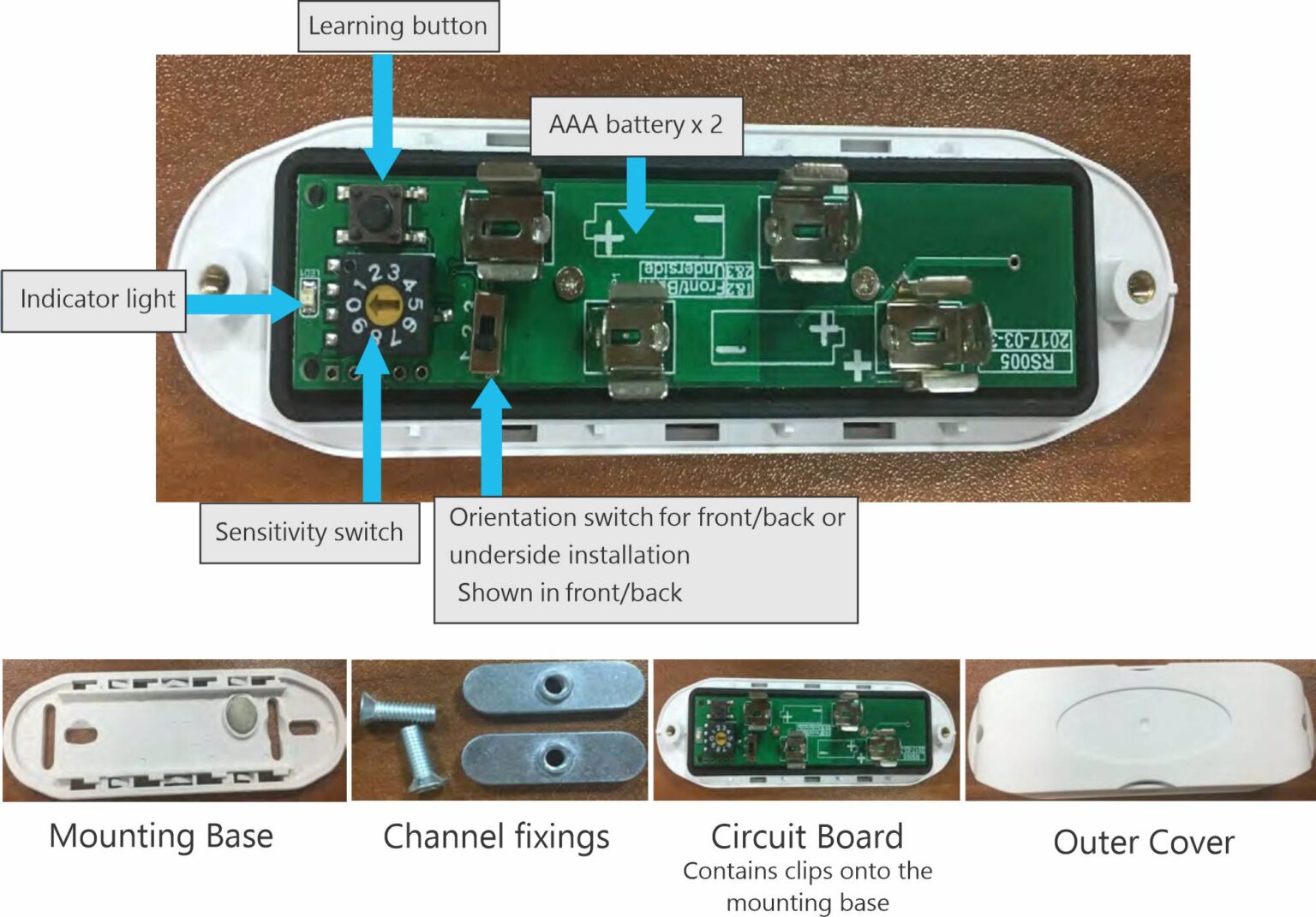 RS005 Motion Sensor – Alpha Tubular Motors USA